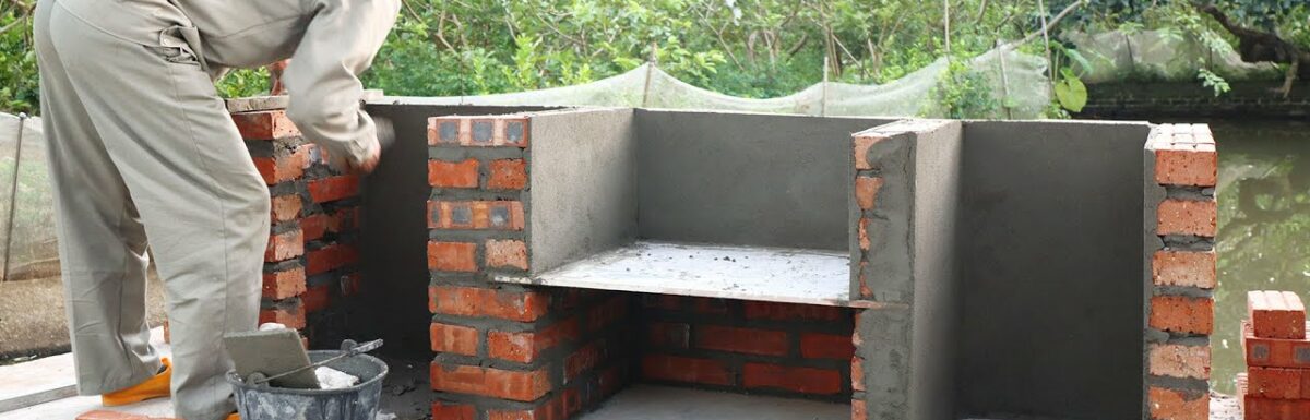 18 Steps to Build A Brick Barbeque at Home